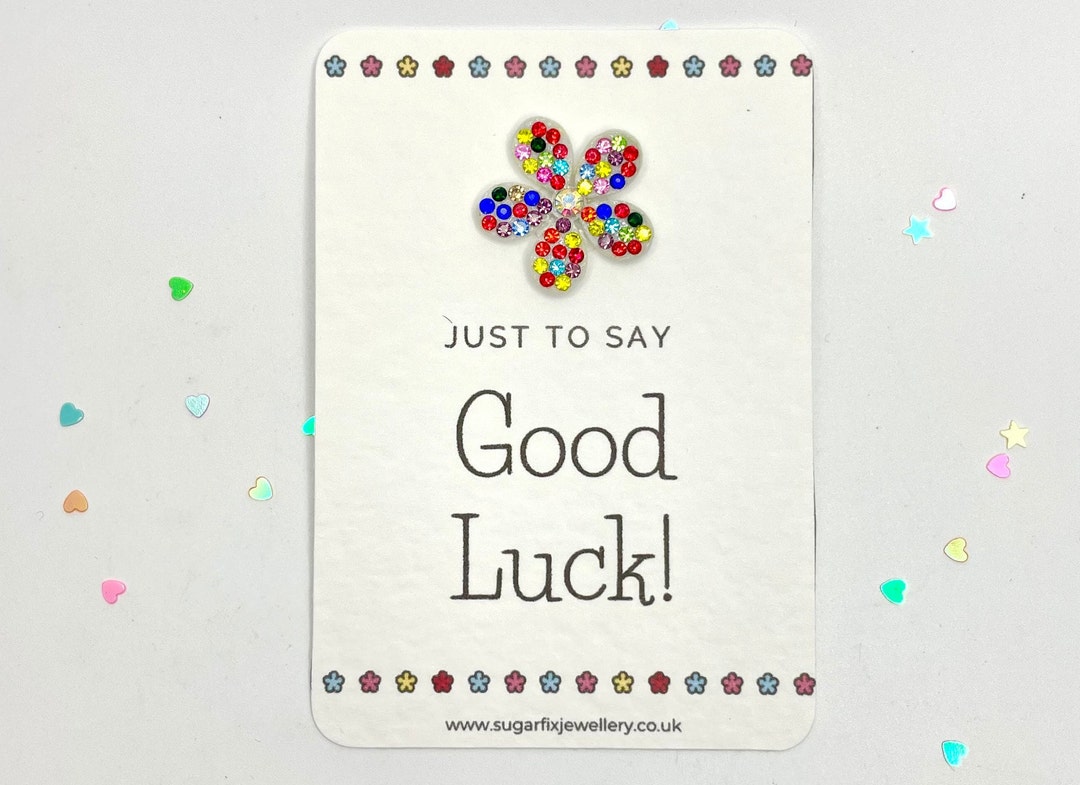 Good Luck Pocket Hug, Keepsake Token Gift, Free Gift Bag Included - Etsy UK
