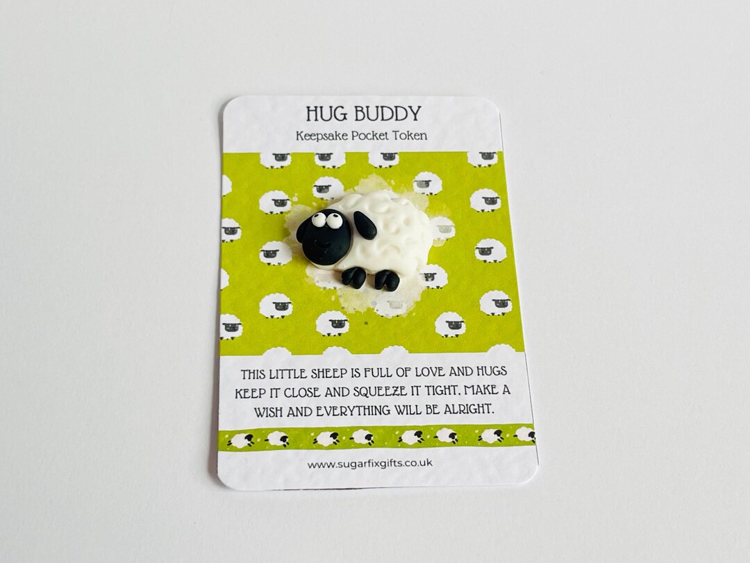 Sheep Pocket Hug Token Gift: Anxiety Relief, Sentimental Keepsake - Etsy UK