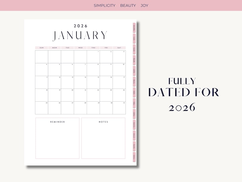 2026 Digital Planner for Moms | Minimalist iPad Goodnotes Planner (PDF ...