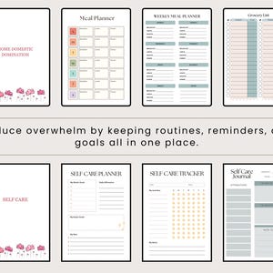 ADHD Digital Planner Printable PDF Organizer Template Goodnotes iPad ...