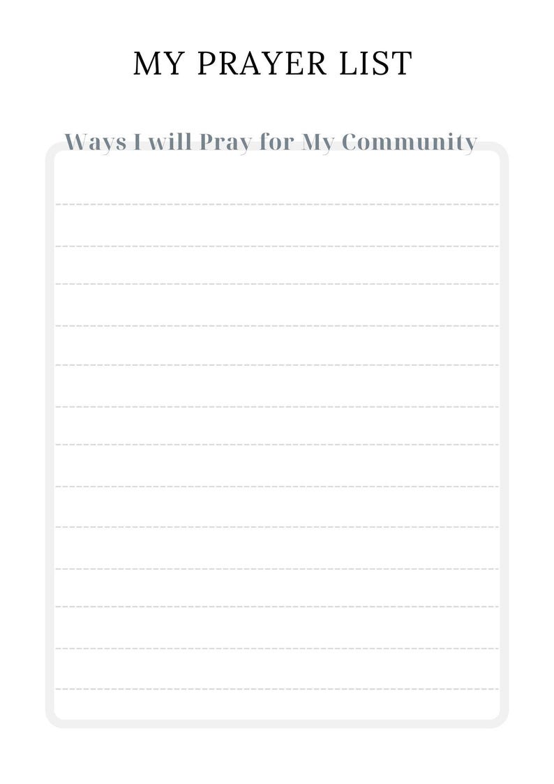 Faithful Prayer and Bible Study Journal (digital Download) Digital ...