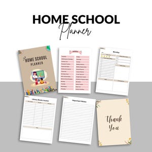 Homeschool Canva Planner 2025 | Teacher Organizer and Task Tracker ...