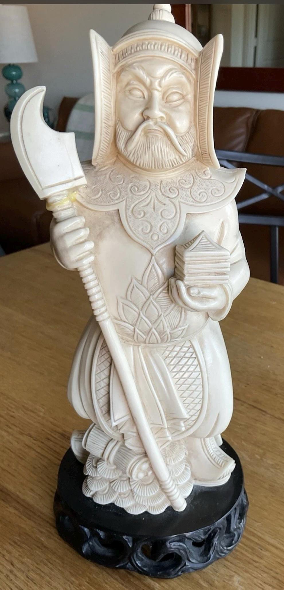 Vintage Japanese Samurai Warrior Statue - Etsy