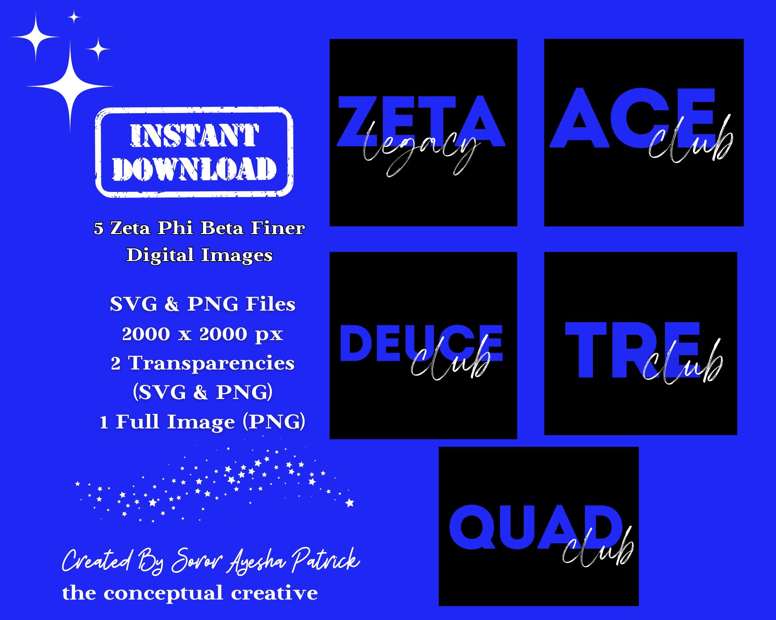Zeta Phi Beta SVG PNG: Finer Womanhood Graphics (digital Download) - Etsy