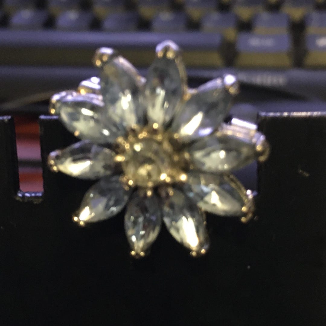 Light Blue Crystal Star Pin - Etsy