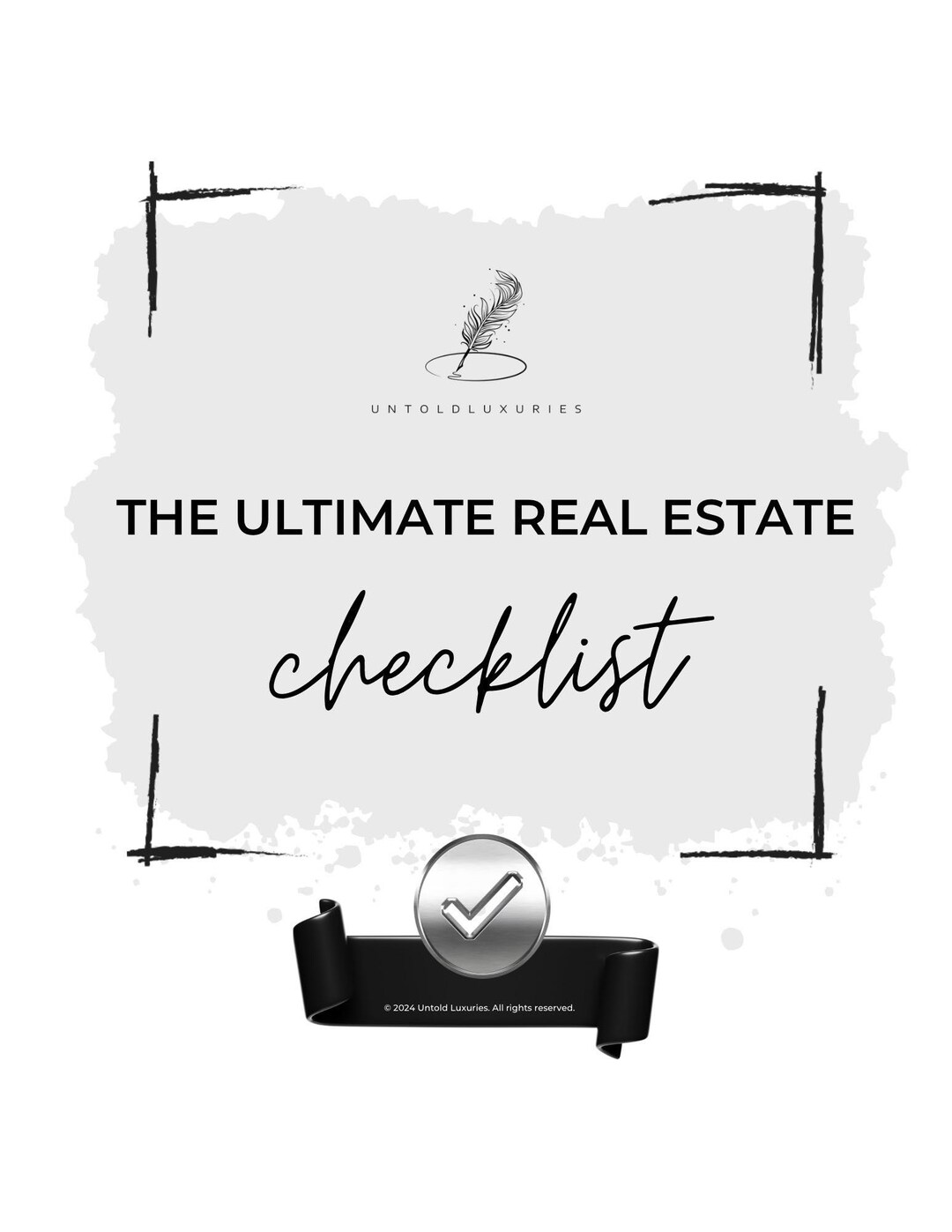 The Ultimate Real Estate Checklist - Etsy