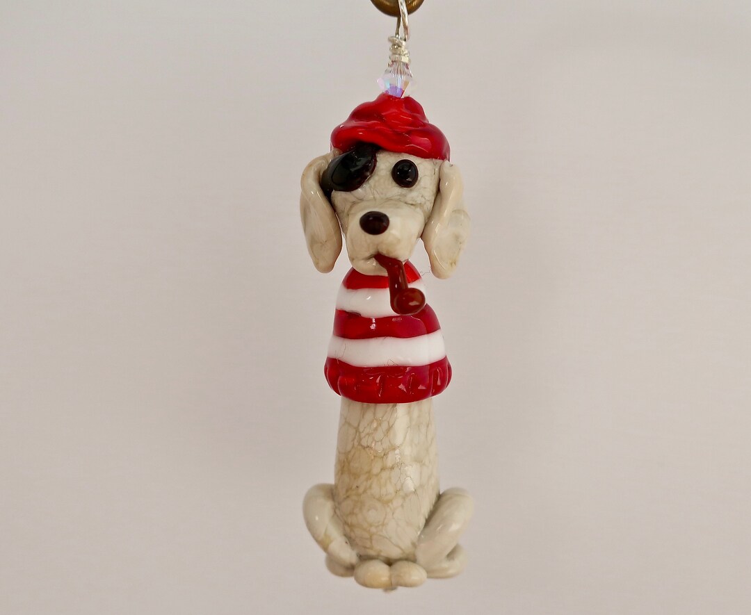 Golden Retriever Sea Captain Dog, Artisan Dog Sculpture, Pirate Dog ...