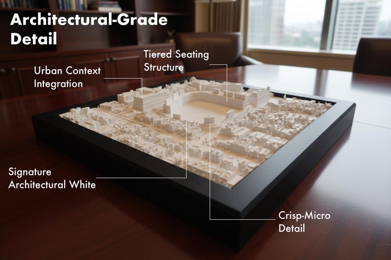 Wrigley Field 3D Stadium Model - Chicago Cubs Art & Decor (10” X 10 ...