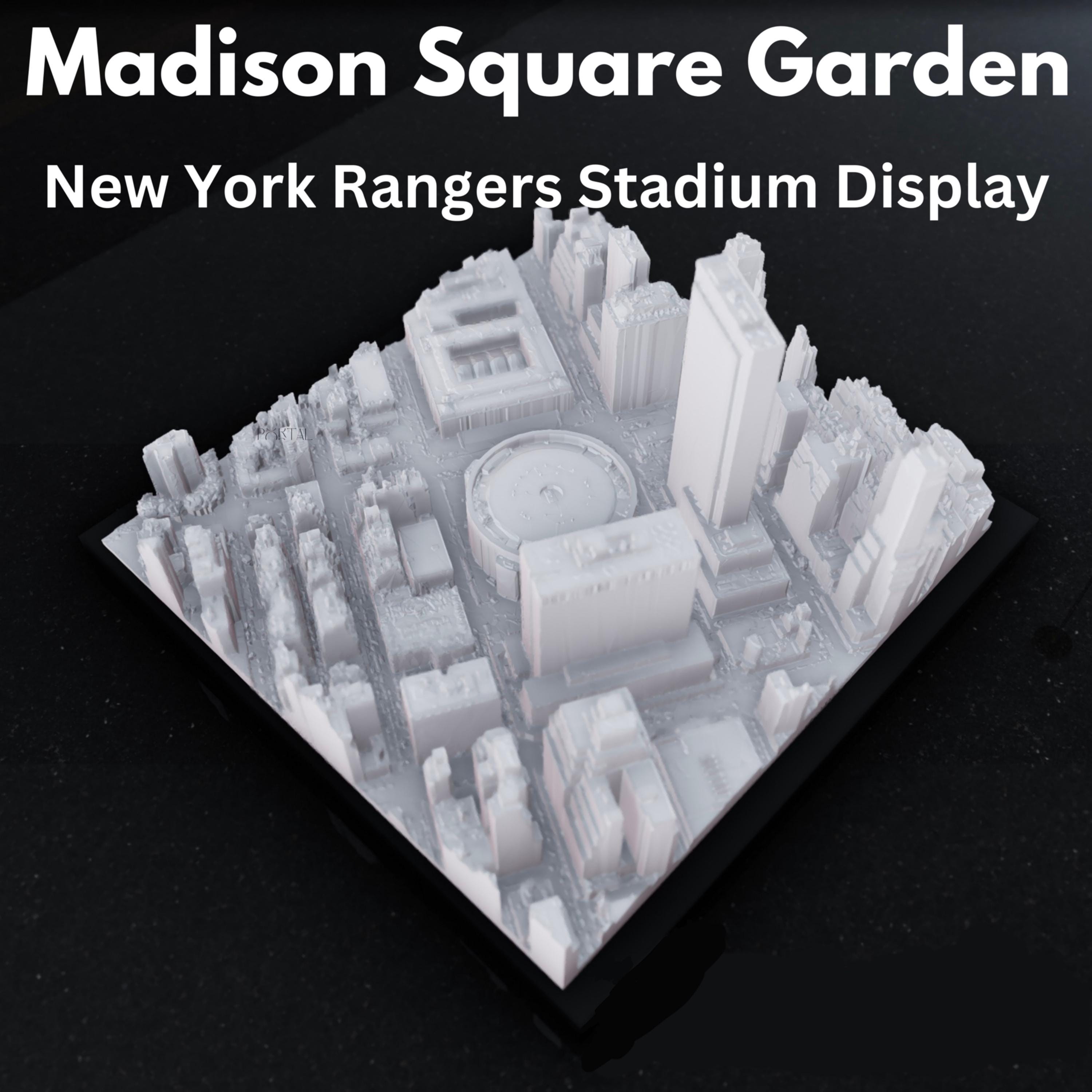 Madison Square Garden 3D Model - New York Rangers Art & Decor - Etsy