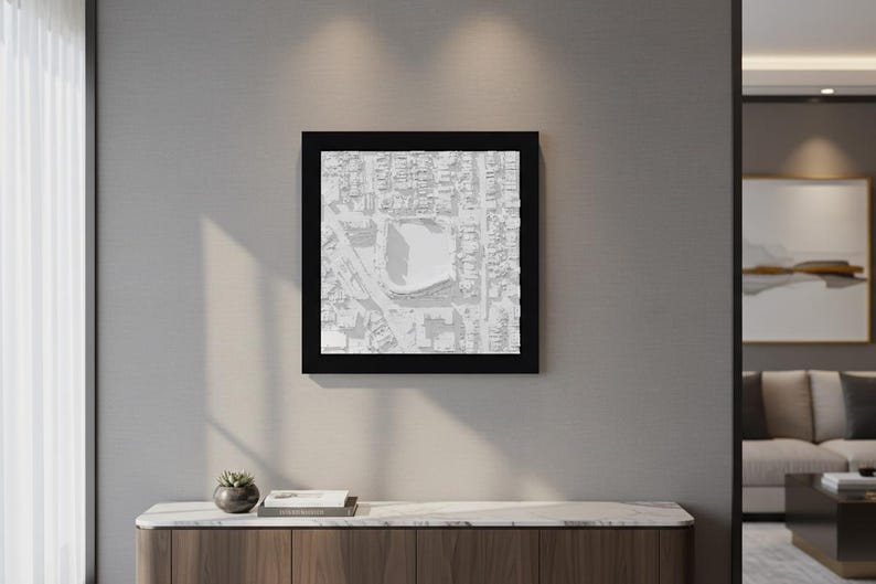 Wrigley Field 3D Stadium Model - Chicago Cubs Art & Decor (10” X 10 ...