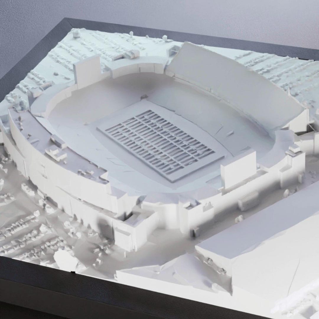 Kroger Field 3D Model - Kentucky Wildcats Art & Decor (10” X 10”) - Etsy