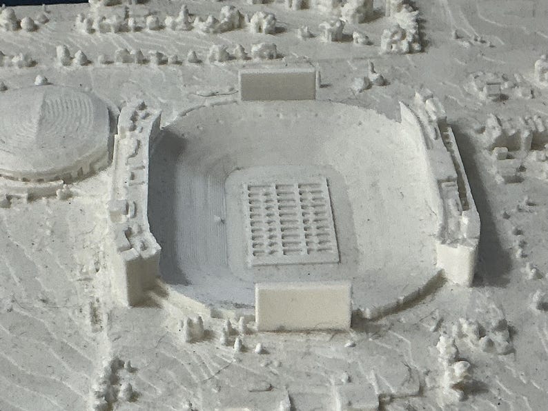 Michigan Stadium 3D Architectural Model – the Big House Stadium Wall ...