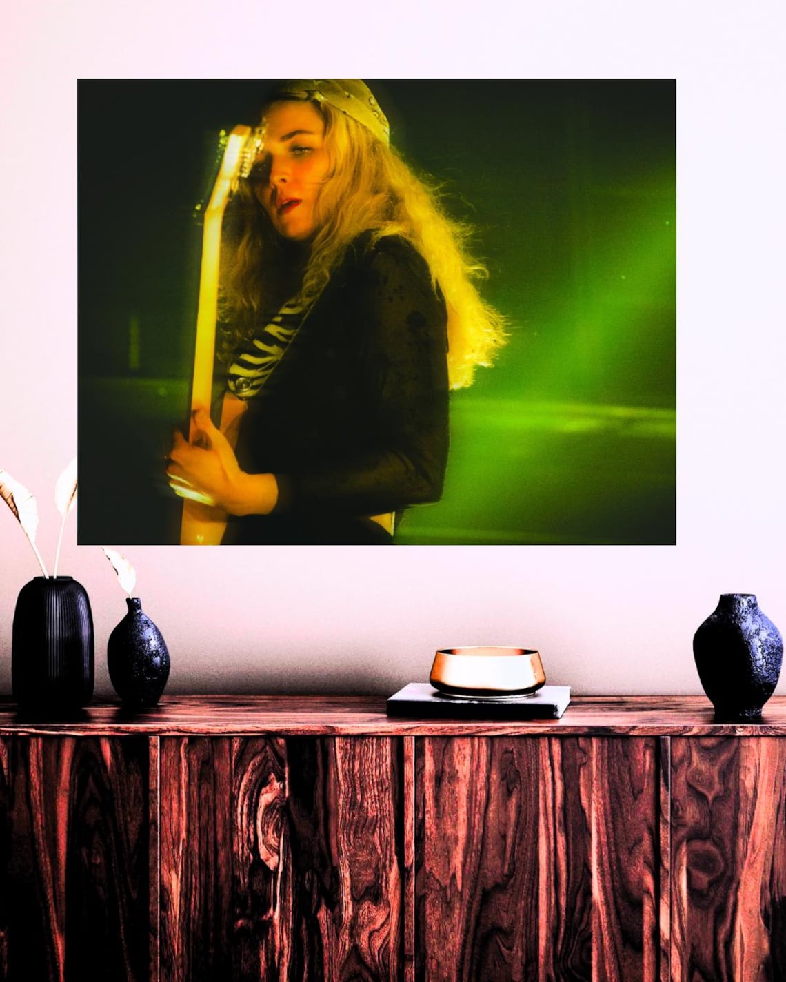 Turnstile Concert Poster - Meg Mills Live Photo - Hardcore Punk Wall ...