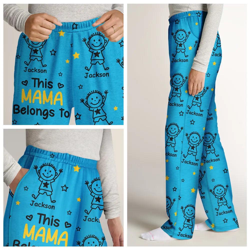 Custom Kids Names Pajama Pants, Personalized Grandpa Lounge Pants - Etsy