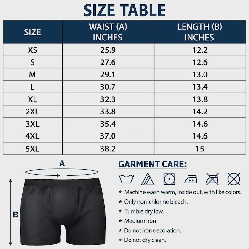Custom Cartoon Couple Boxer Briefs – Personalized Valentine's Day Gift ...
