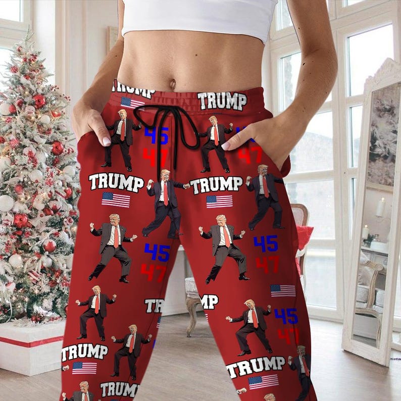 Trump 45 47 Pajamas: Patriotic USA Flag Lounge Wear - Etsy