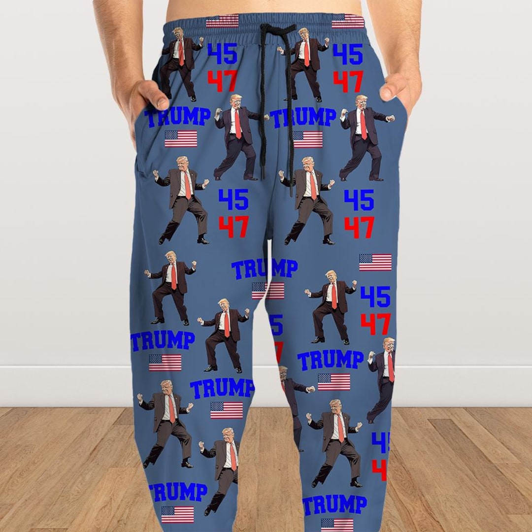 Trump 45 47 Sweatpants: Patriotic USA Flag Joggers - Etsy