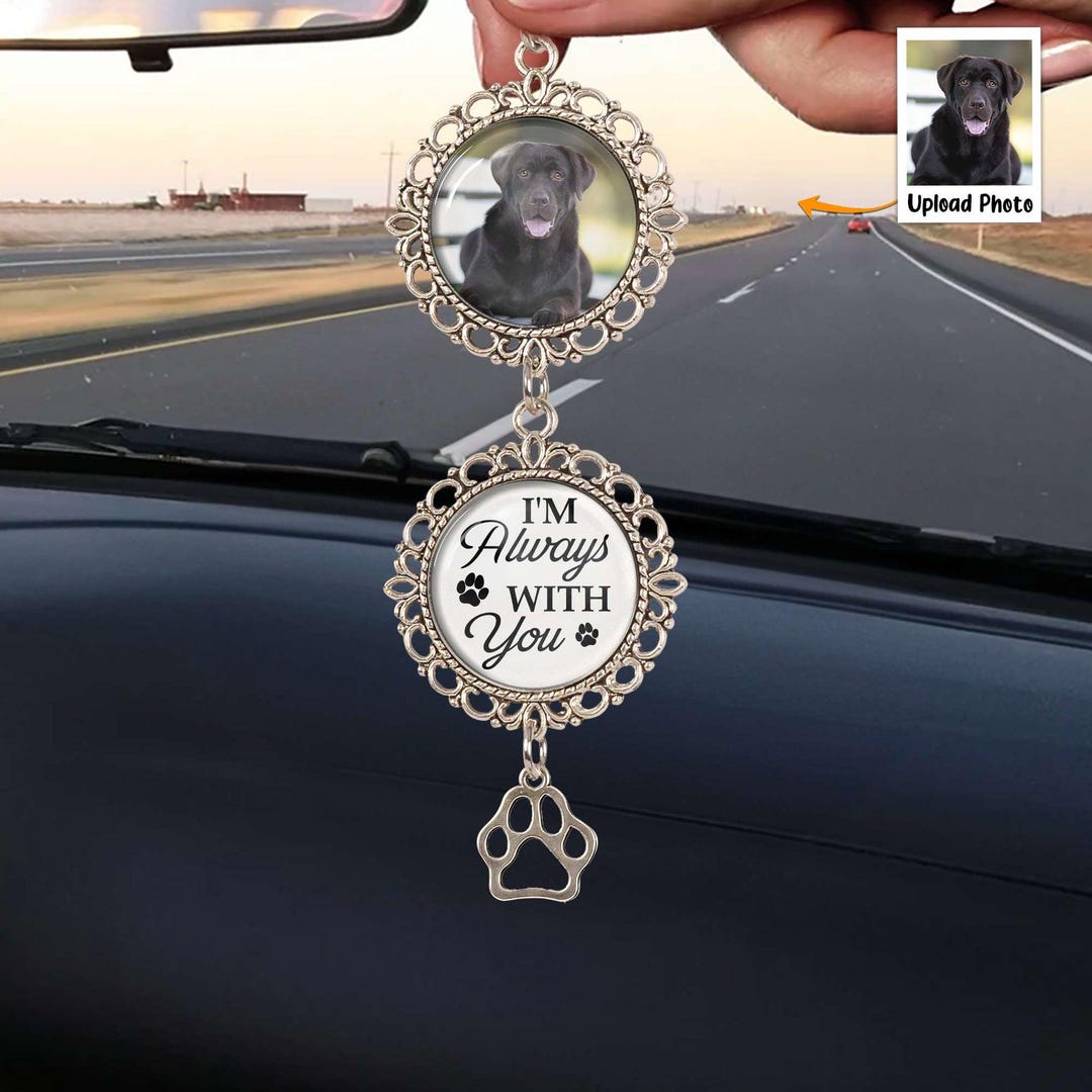 Custom Photo Forever in My Heart - Memorial Personalized Custom Metal ...
