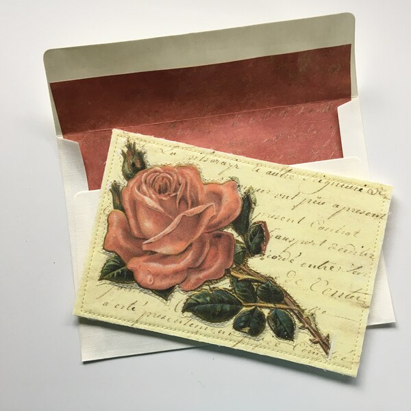 French Postcard Fabric - Etsy