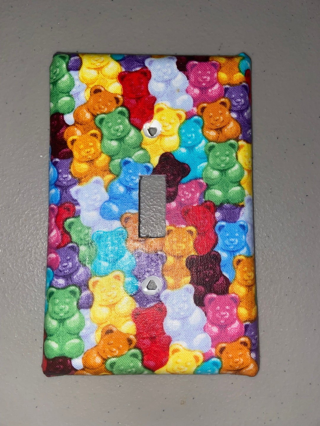 Gummy Bear Candy Sugar Bright Single Light Switch Outlet Cover Decor ...