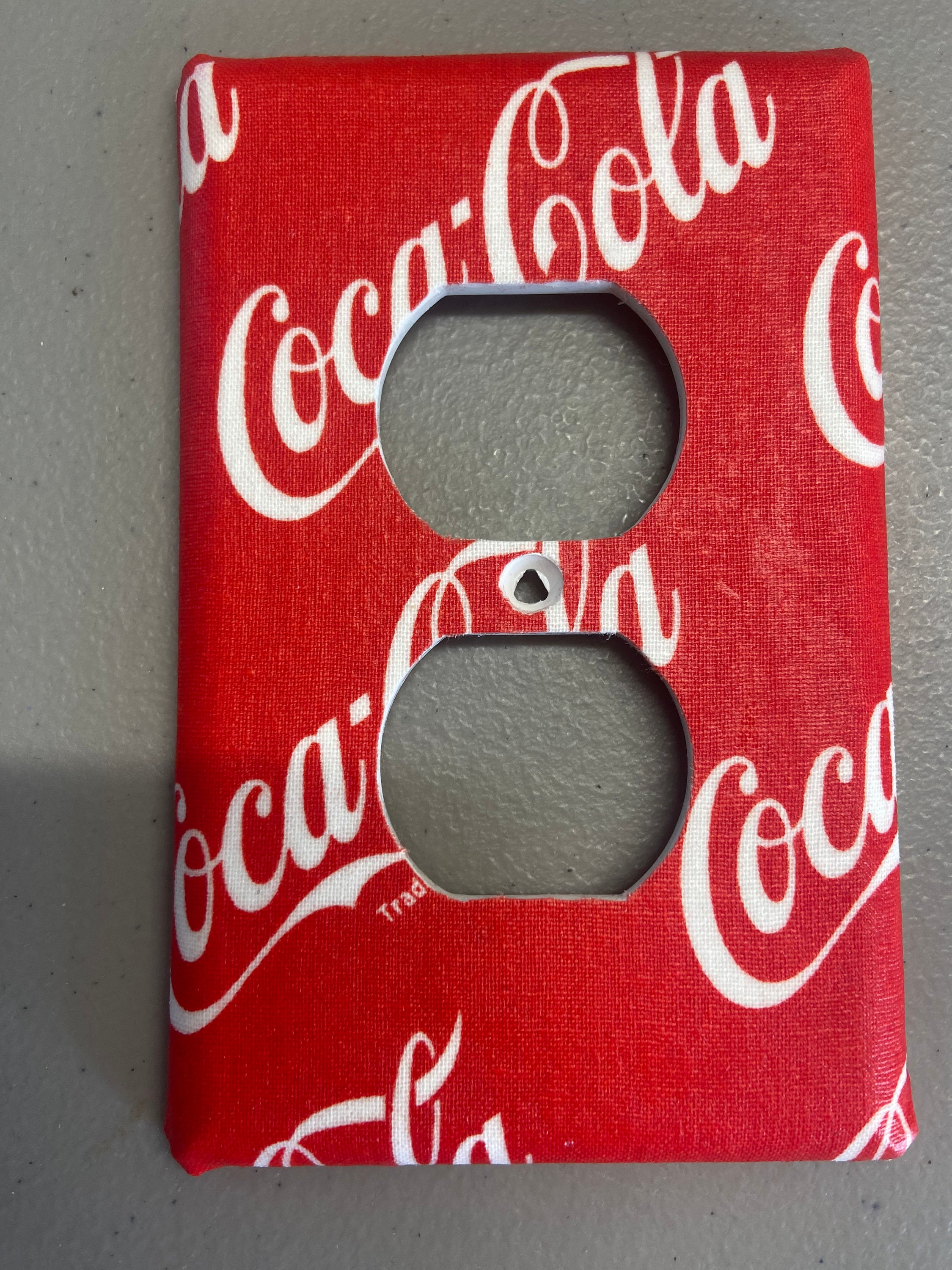 Coke Coca Cola Red White Single Outlet Cover Decor Decoration Bedroom ...