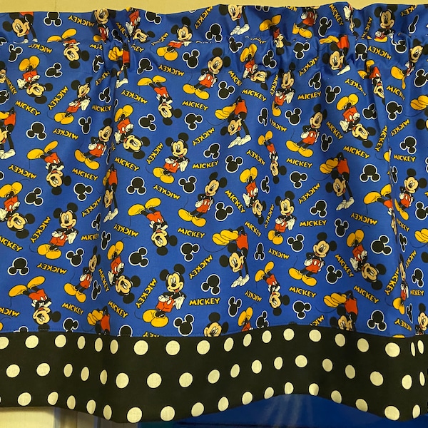 Mickey Mouse Valance - Etsy
