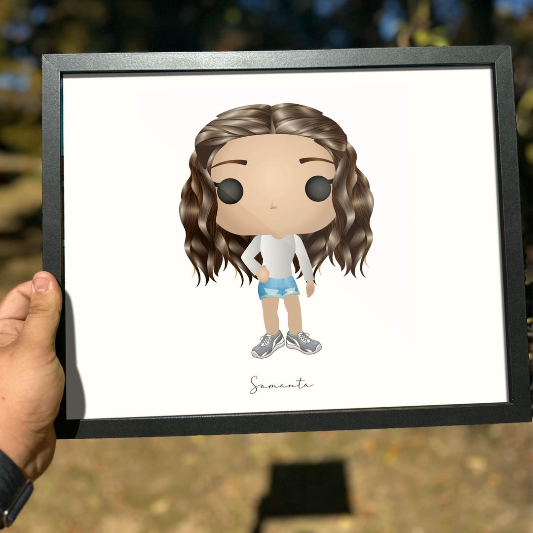 Custom Portrait Funko Pop | 11x14 Print | Personalized Family Portrait ...