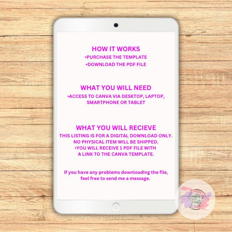 Kids Birthday Coloring Placemat: Party Activity Sheet (digital Download ...