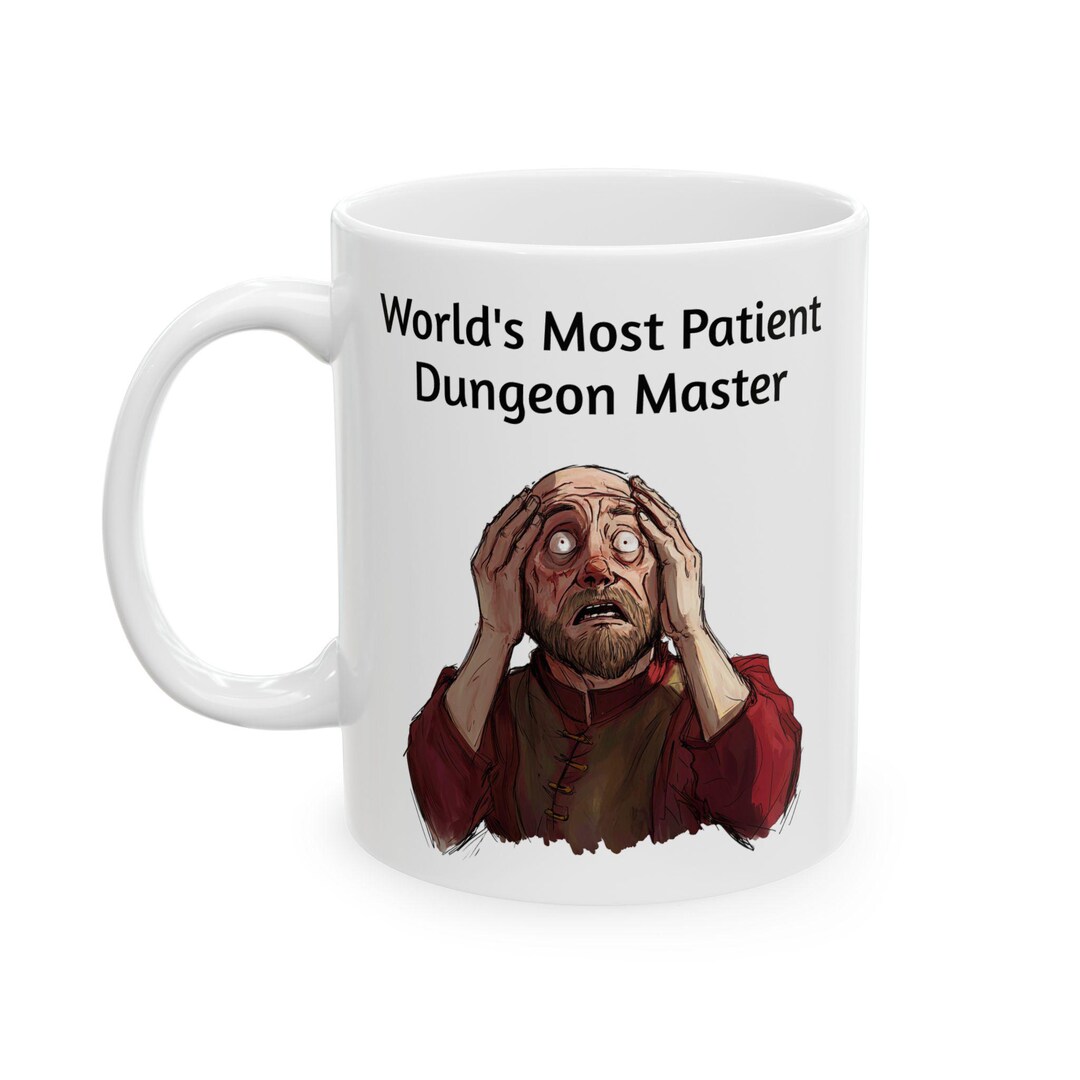 D&D Mug, World's Most Patient Dungeon Master, Dungeons and Dragons Mug ...