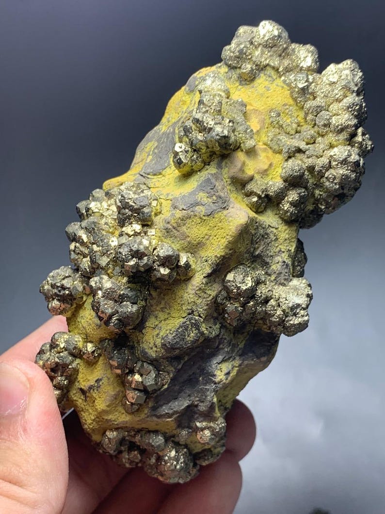 408g Majestic Pyrite Crystal on Matrix From Balochistan Pakistan - Etsy