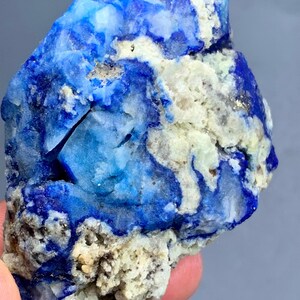 132g Vibrant Afghanite Crystal With Pyrite Inclusions – Rare Blue ...