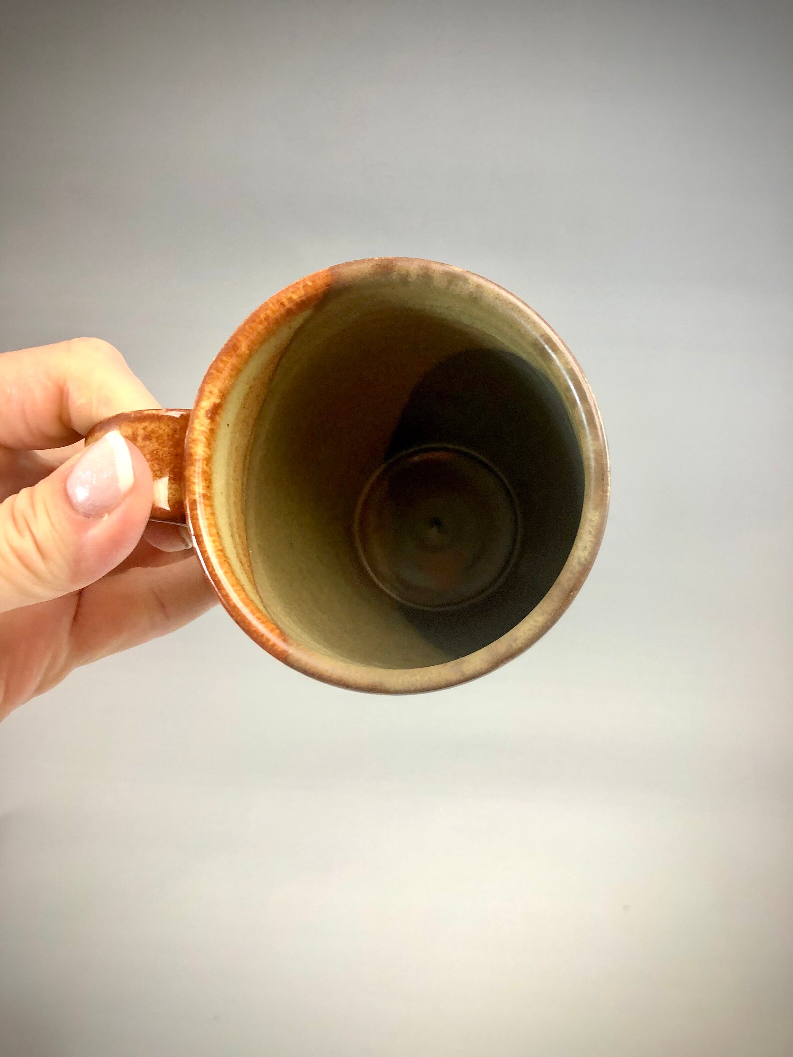 Wheel Thrown Cup in Steel Gray Shino and Shino Glazes - Etsy