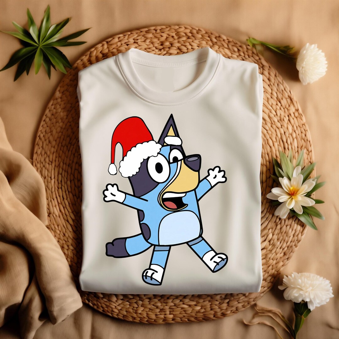 Christmas Blue Dog Bundle, Bluey Christmas Shirts, Bluey for Mom ...
