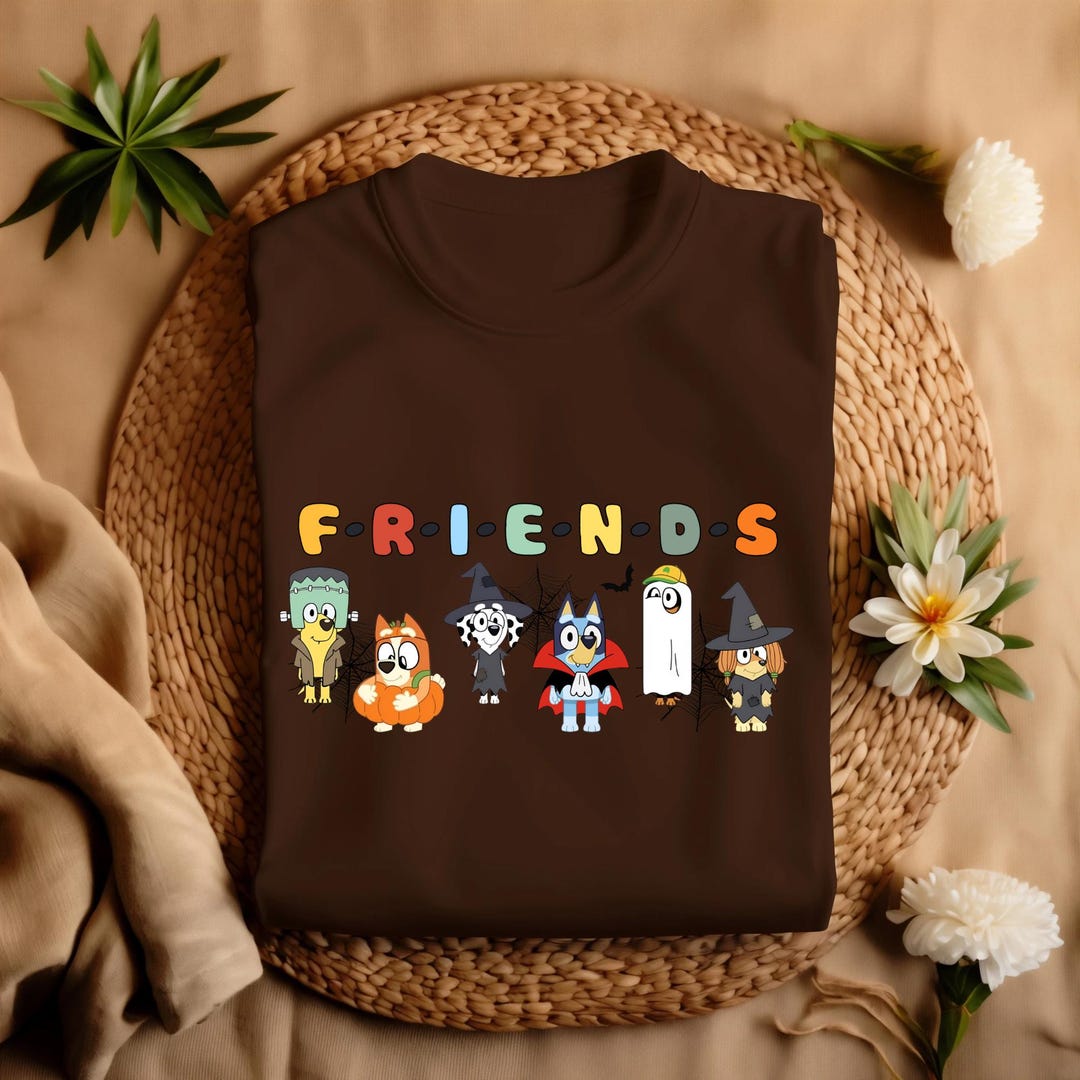 Halloween Bluey, Booey Shirt, Bluey Kids Shirt, Halloween T-shirts ...
