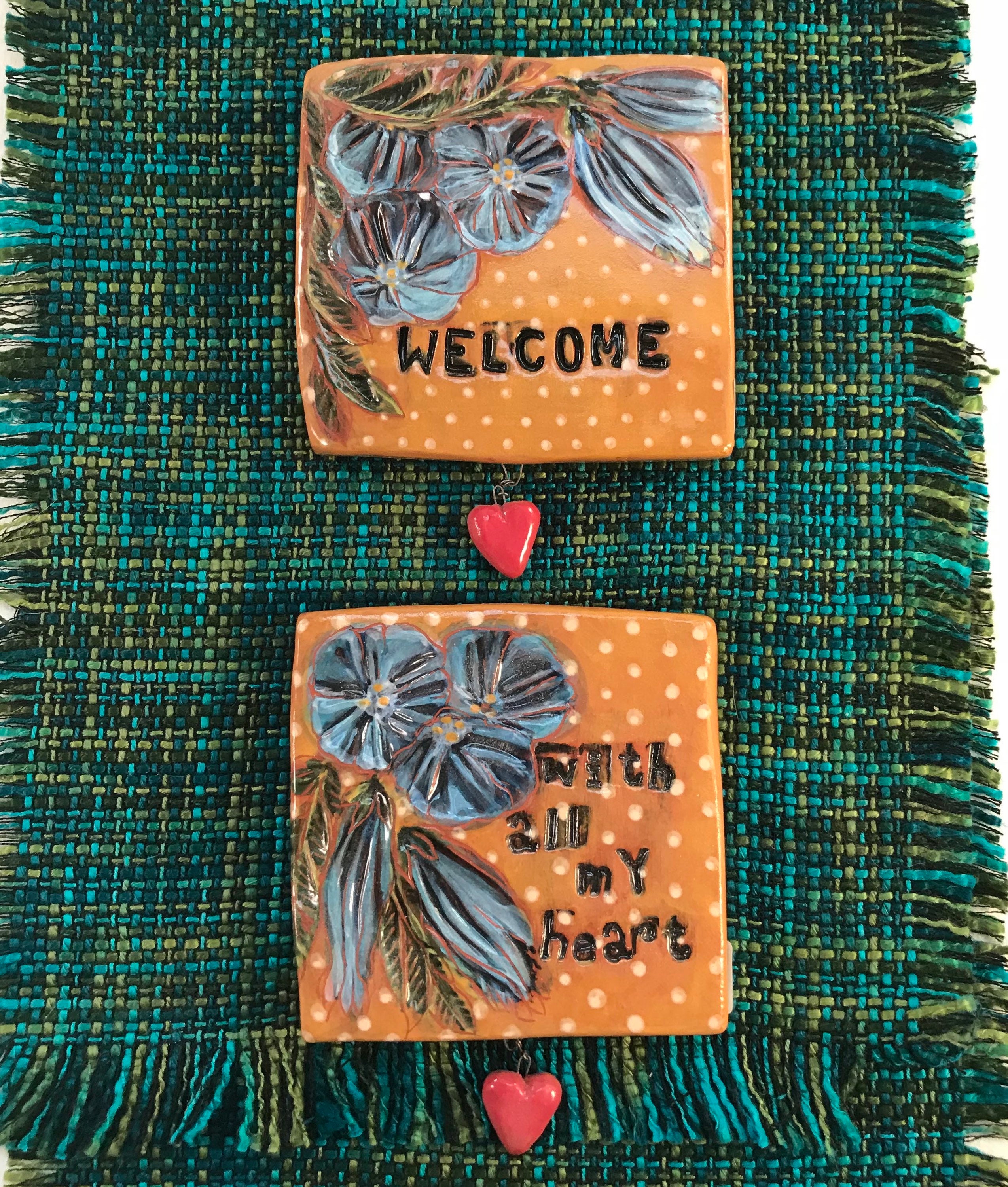 Wall Tile for Hanging Near Your Door to Welcome Guests to Your Home. - Etsy