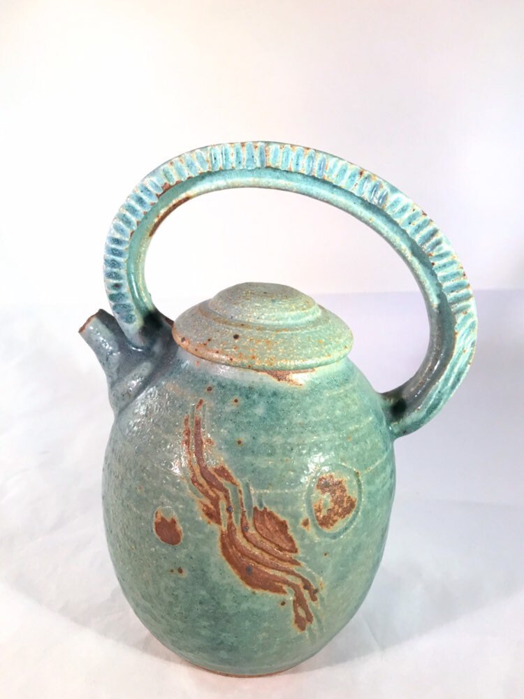 Turquoise Single Serve, Personal Teapot. Tea Lovers Tea Server. Tea Pot ...