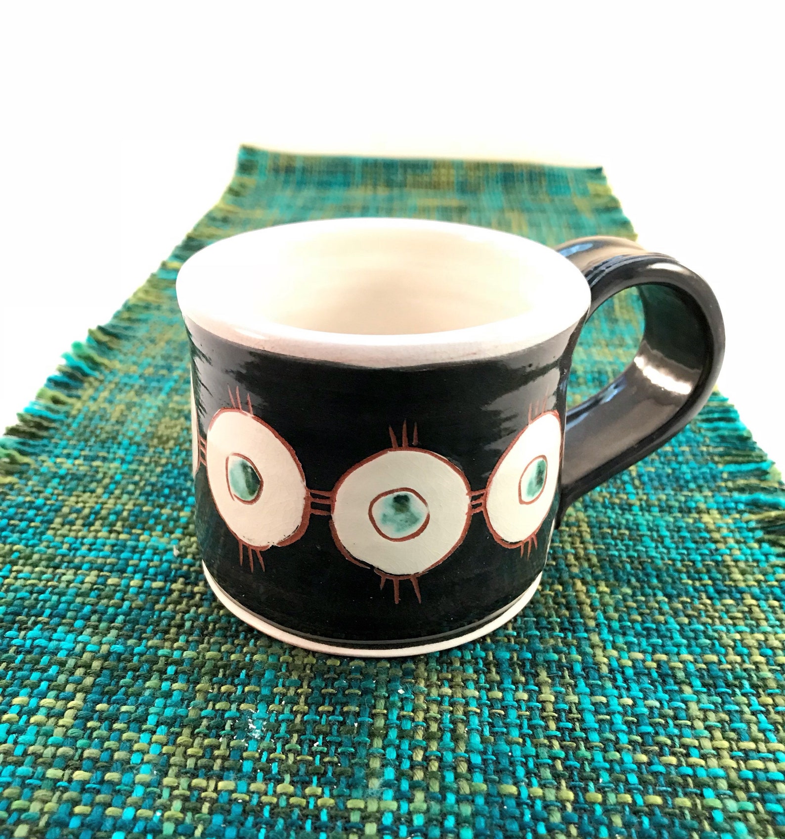 Happy Dandelion Pottery Coffee Mug Gift for Mom or Dad - Etsy