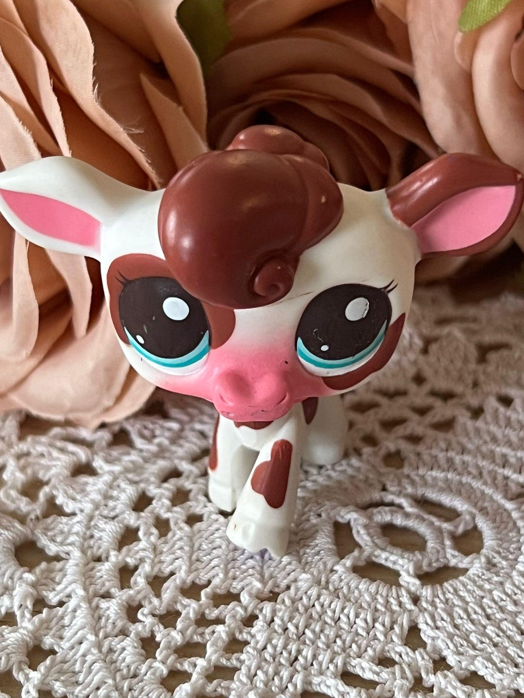 Cow #2505 - Authentic Littlest Pet Shop - Hasbro LPS Vintage Littlest ...