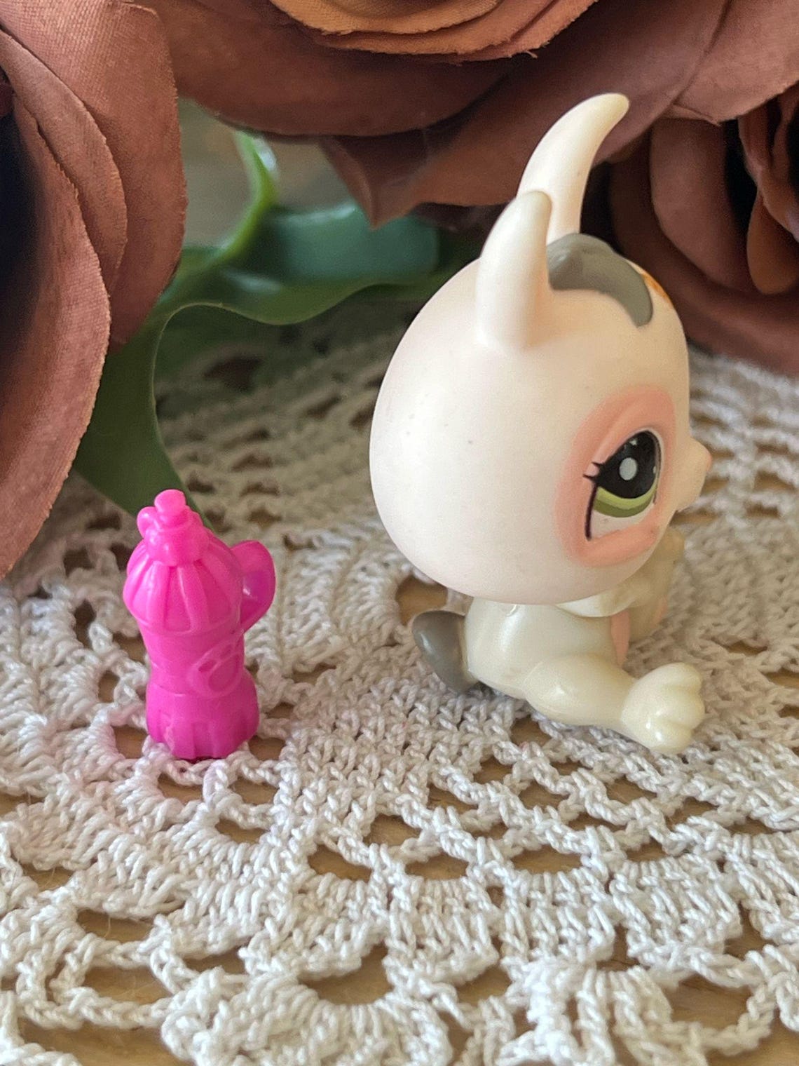 Littlest Petshop Dwarf Rabbit #1855 / Authentic Vintage Hasbro Littlest Pet Shop / Collectible ...