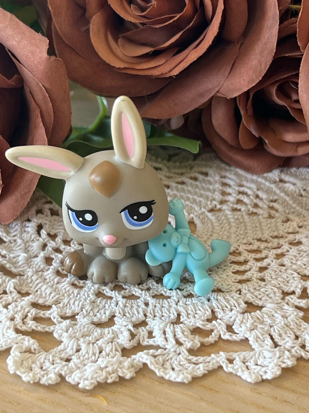 LPS Cream Rabbit #1333 / Authentic Vintage Hasbro Littlest Pet Shop ...