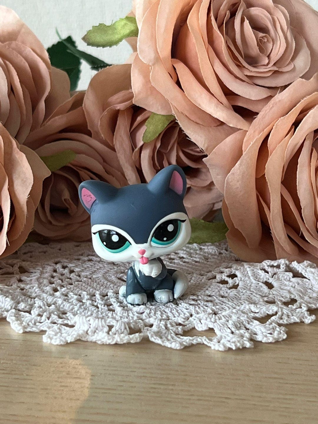 Sitting Cat #2204 - Authentic Littlest Pet Shop - Hasbro LPS Vintage ...