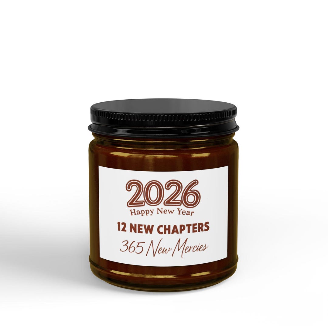 2026 Happy New Year 12 New Chapters 365 New Mercies Soy Candle - Etsy