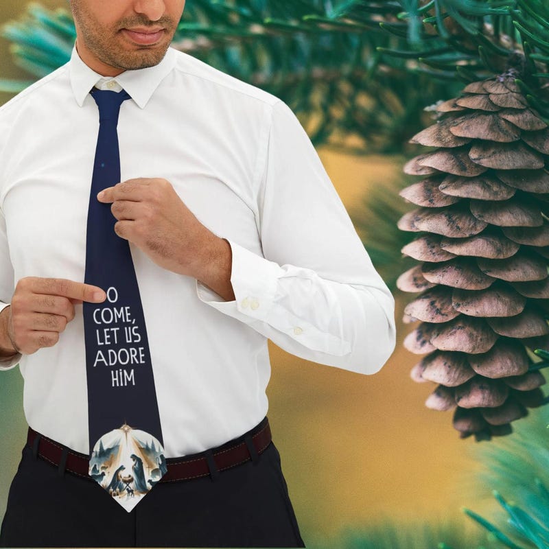 Nativity Ties for Men - Etsy