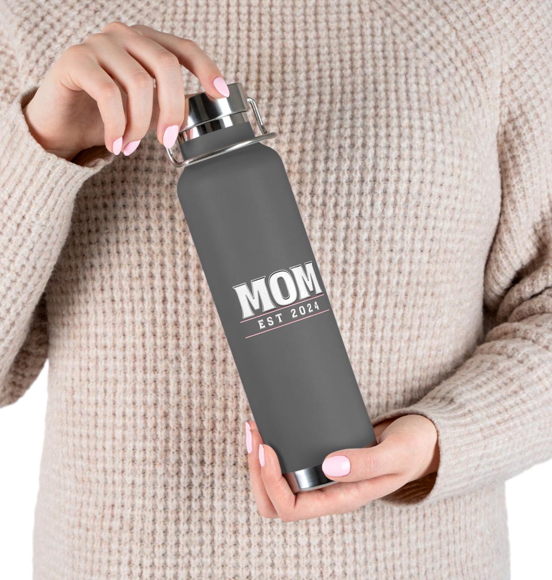 Blessed Mom Copper Bottle, Insulated Water Flask, 22oz Tumbler, Mother ...