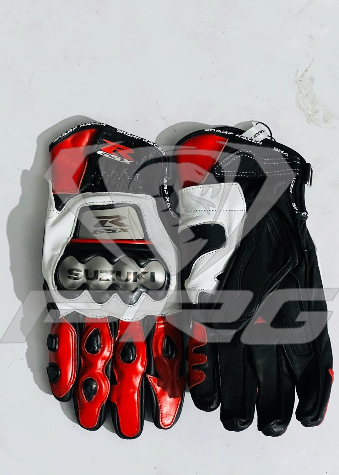 Suzuki Rgsx Motorcycle Motorbike Racing Leather Gloves - Etsy