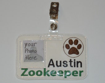 Zookeeper Badge - Etsy