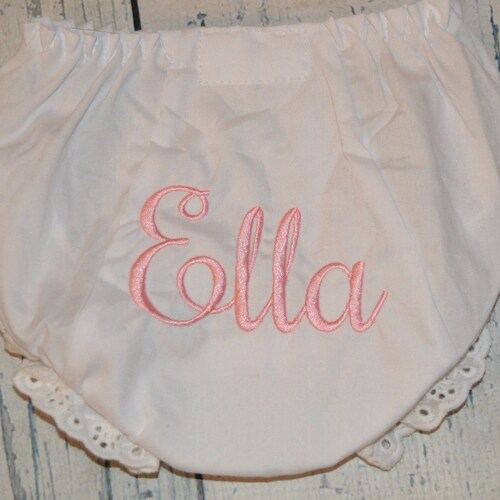Personalized Baby Bloomers Monogram Baby Girl Bloomers QUICK - Etsy