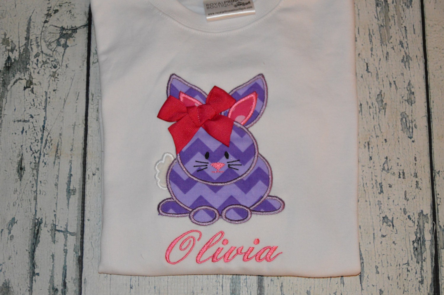 Personalized Easter Girls Bunny Shirt Bodysuit | Etsy