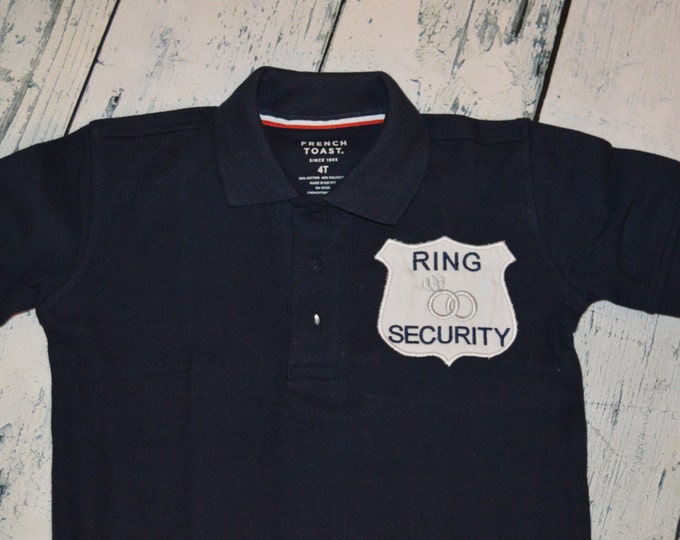 Ring Security Polo Custom Embroidered Shirt for the Ring - Etsy