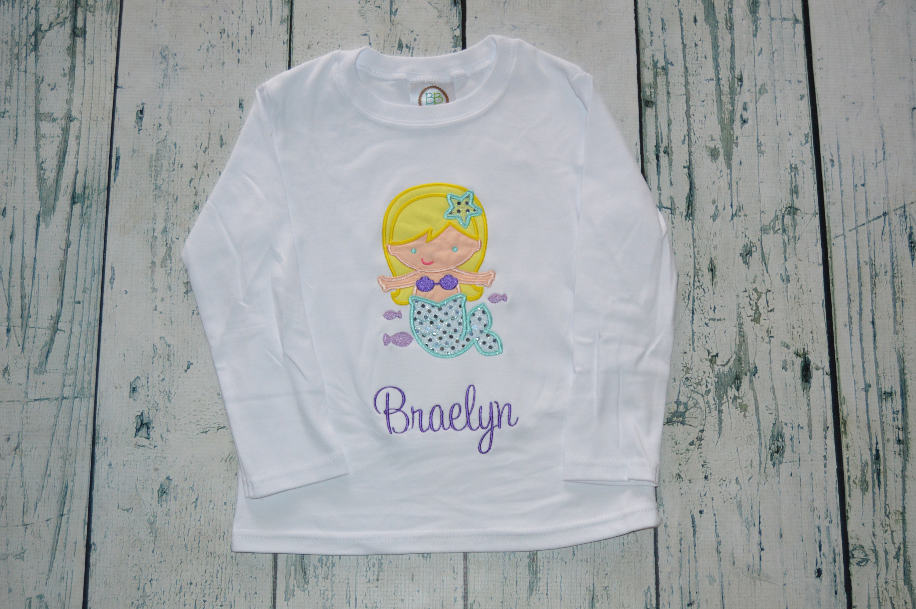 Personalized Mermaid Shirt Girls Mermaid Summer Shirt - Etsy